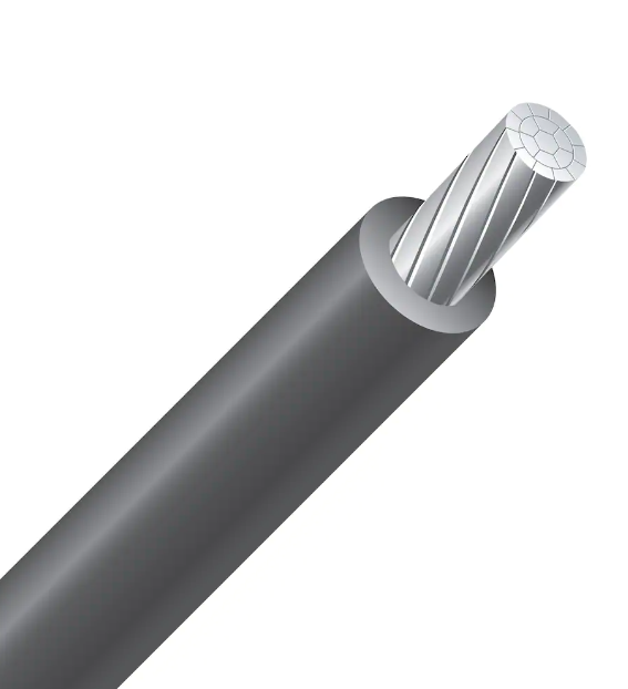 RW90 4/0 Aluminum wire in Black, 600V, single conductor, cUL listed, c ...