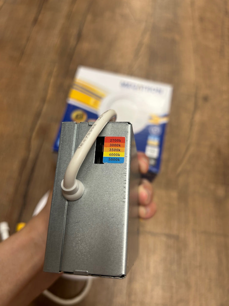 Megatron 4" LED Slim Panel Ceiling Light Round Potlight, 5Way CCT Adju ...