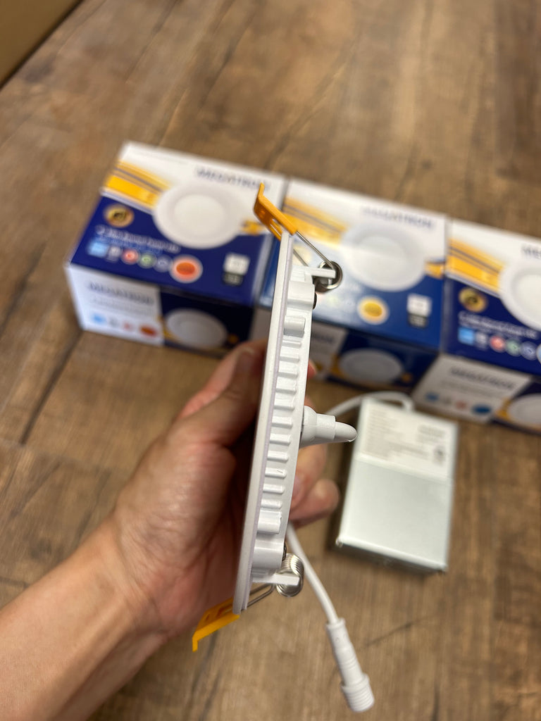 Megatron 4" LED Slim Panel Ceiling Light Round Potlight, Single Colour ...