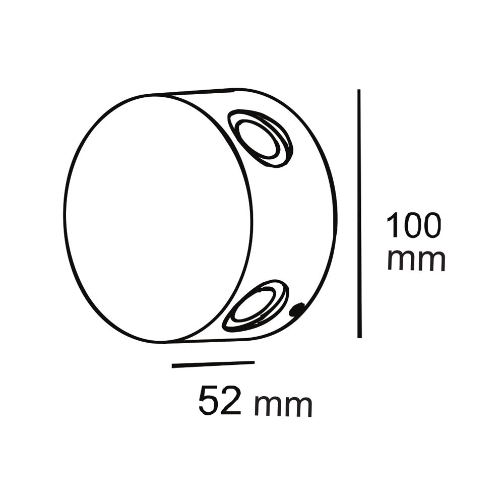 Canolight, 3000k, Surface Mounted LED Wall Light, Cross LED light, Ind ...