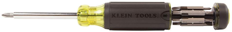 Klein Tools 32290 Multi-Bit Screwdriver with Storage with Cusion Grip ...