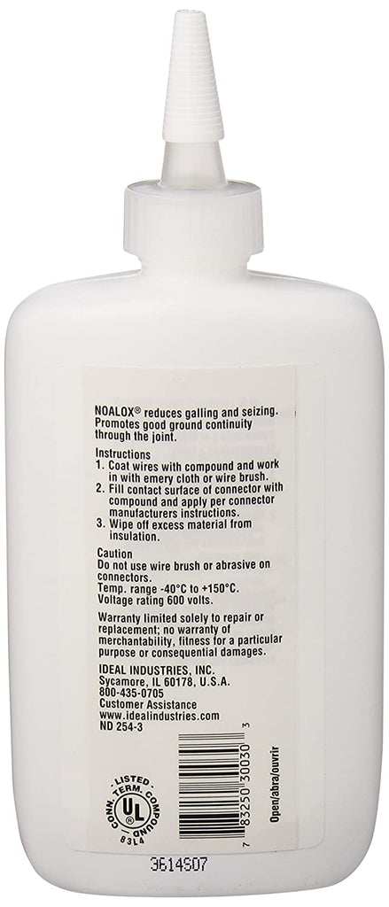 Ideal 30-030 Noalox Anti-Oxidant Compound, Squeeze Bottle, 8 oz ...