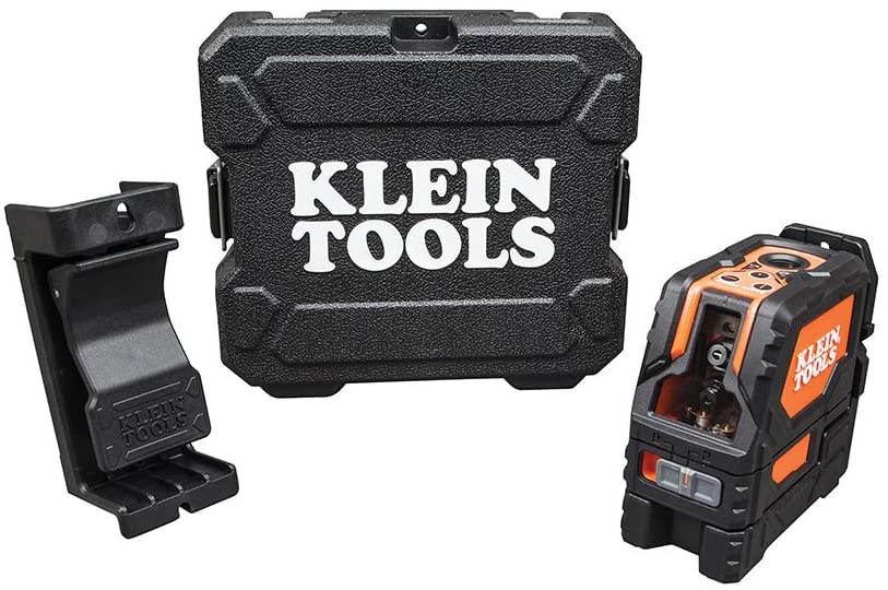 Klein Tools 93LCLS Self-Leveling Cross-Line Laser Level with Plumb Spo ...