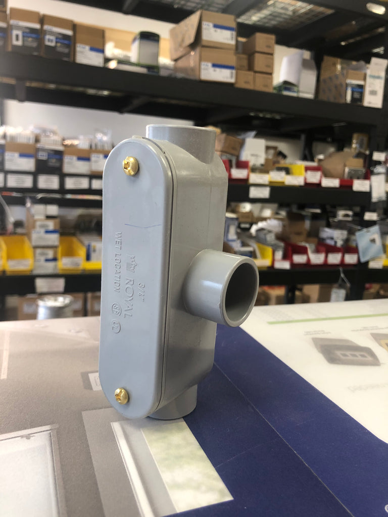 PVC T Fitting 1/2'',3/4'',1'',1-1/4",1-1/2", 2" — Consavvy Electric Supply